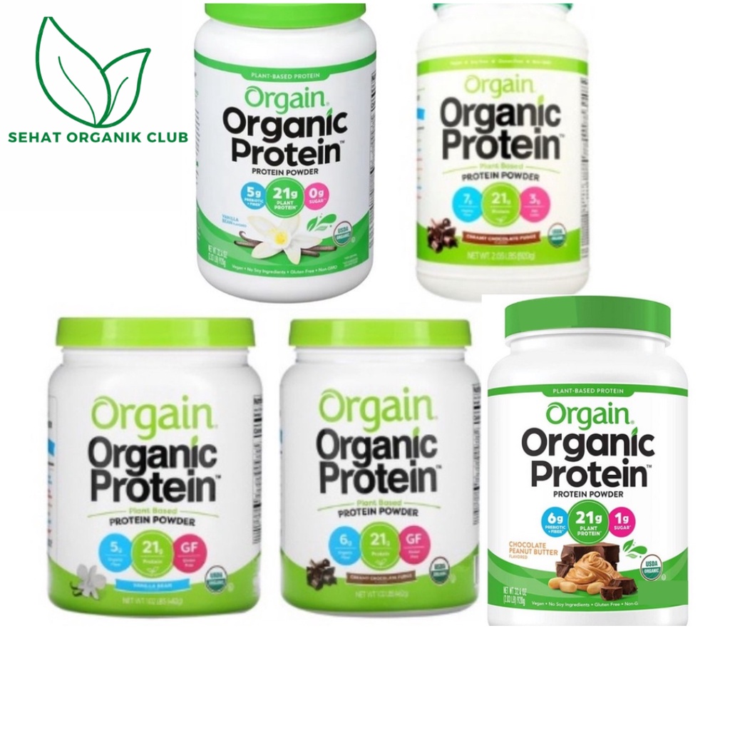Jual Orgain Organic Protein Powder Plant Based Chocolate ; Protein ...