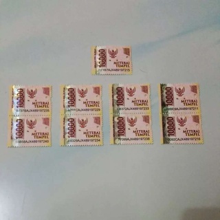 Jual MATERAI 10000 MATERAI 10RB MATERAI 10.000, 100% ASLI | Shopee Indonesia