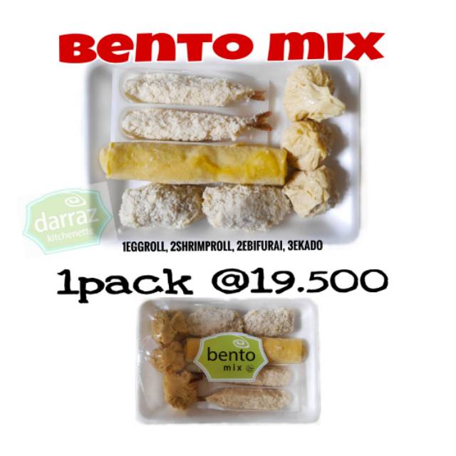 Jual Bento mix / ala bento / frozen food | Shopee Indonesia
