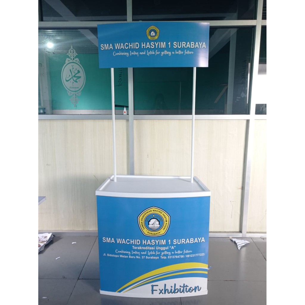 Jual Event Desk Branding / Meja Jualan / Meja Promosi / Portable Booth ...