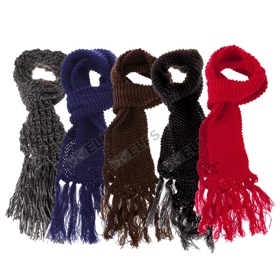 Syal Rajut Simple Unisex / Scarf Hangat | Shopee Indonesia