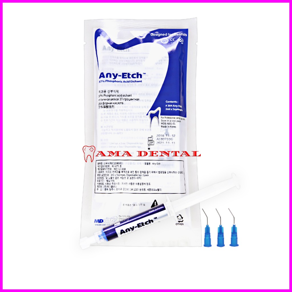 Jual etching gigi etcha any etch 1 sryg | Shopee Indonesia