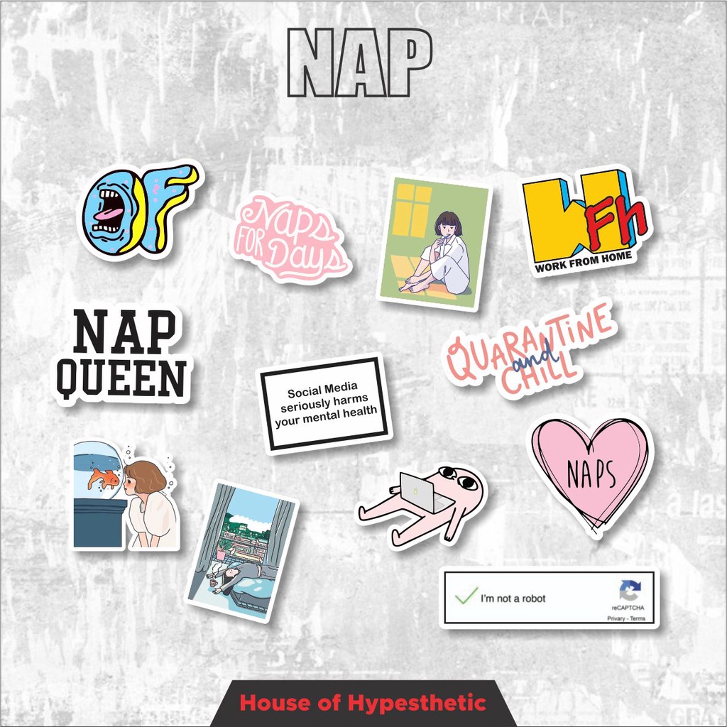 Jual Sticker Aesthetic Hypebeast Case Handphone Laptop Tumblr Bujo ...