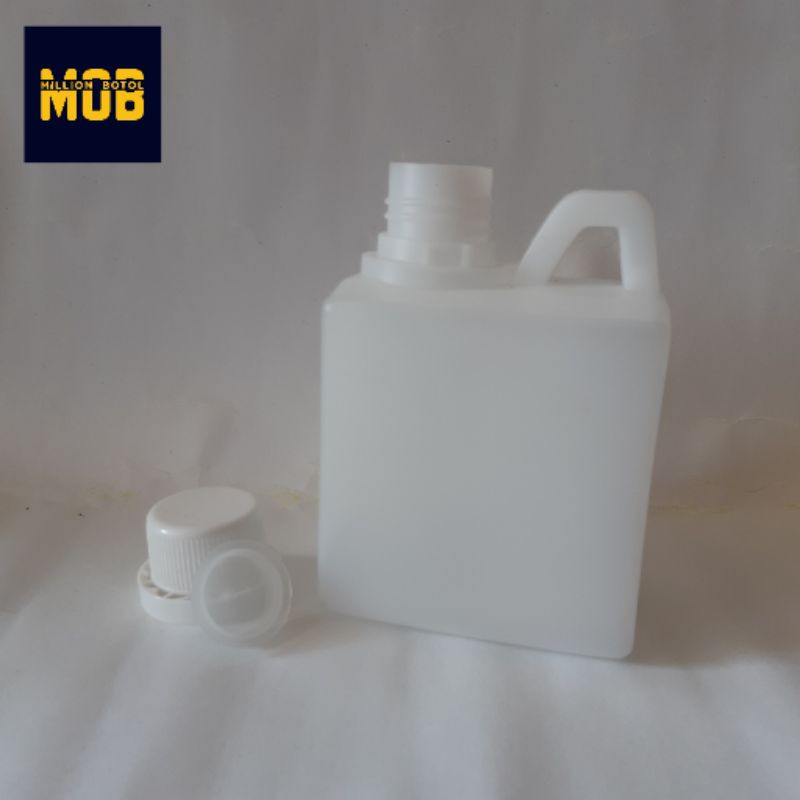 Jual Jerigen 500 ml Segel / Jerigen Kotak / Jerigen 500ml / Jerigen ...