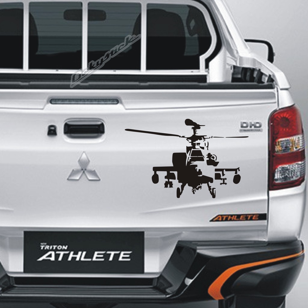 Jual Cutting sticker APACHE HELICOPTER siluet | Shopee Indonesia