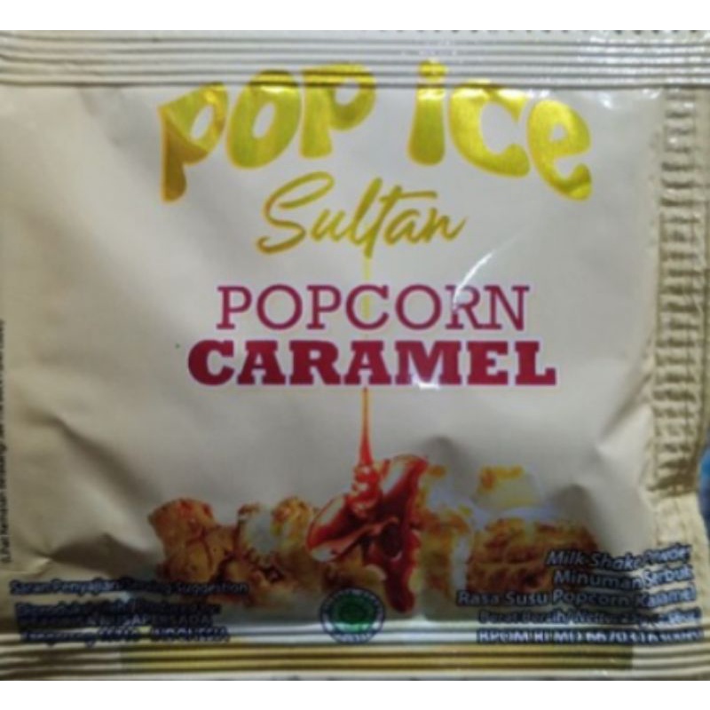 Jual Pop ice SULTAN popcorn caramel | Shopee Indonesia