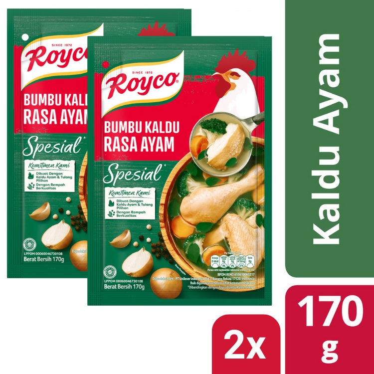 Jual Royco Bumbu Kaldu Spesial Penyedap Rasa Ayam 170 gr Twinpack | Shopee Indonesia