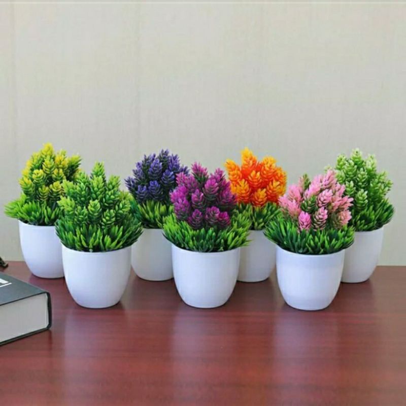 Jual tanaman artificial pot PPN original impor pvc dekorasi tanaman ...
