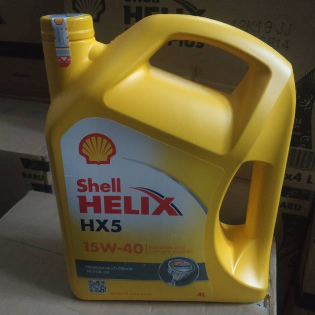 Jual Oli Shell Helix HX5 Galon 4lt SAE 15w-40 ASLI & Segel | Shopee ...