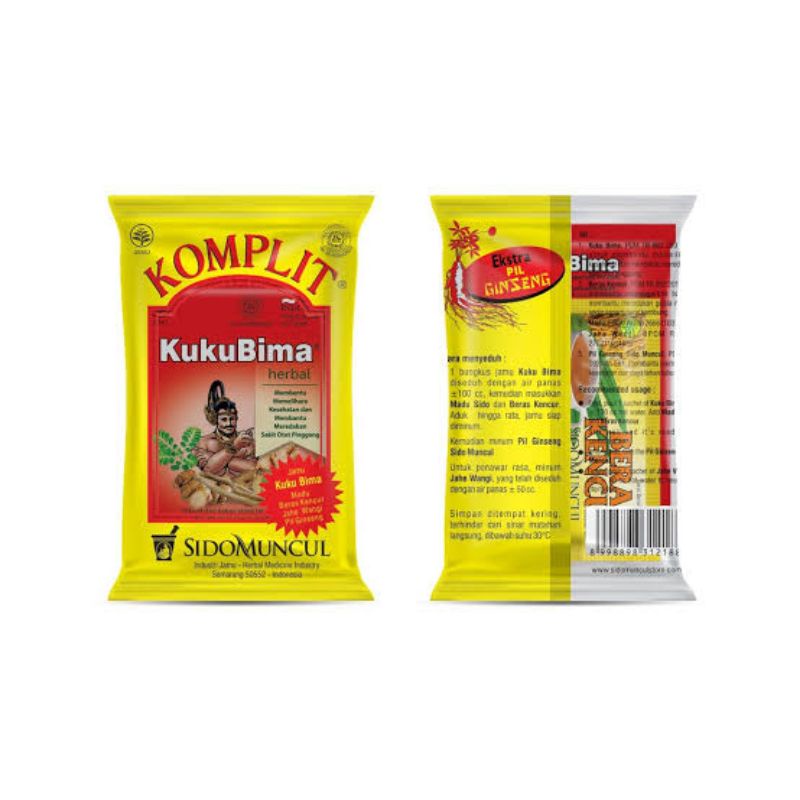 Jual Jamu Komplit Sidomuncul Kukubima sachet(7gr) | Shopee Indonesia