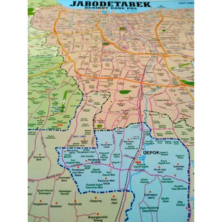 Jual PETA JABODETABEK/PETA INDONESIA/PETA DUNIA Indonesia|Shopee Indonesia