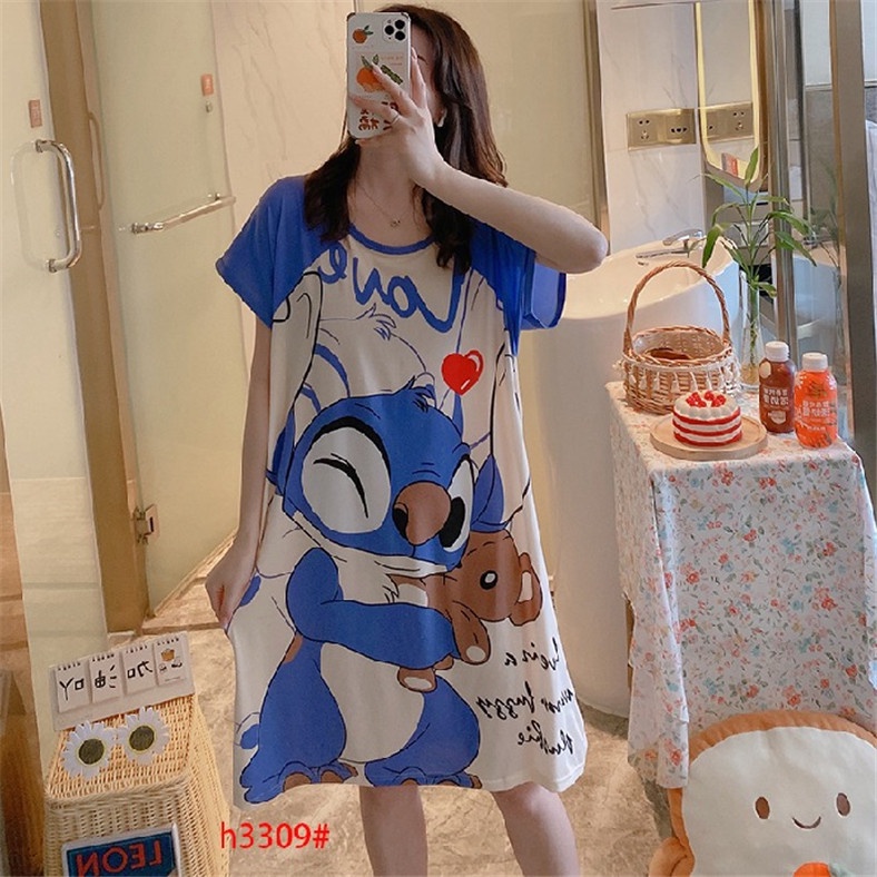 Jual AJW Shop Daster Kekinian Jumbo Wanita Karakter Lucu LD 120 ...