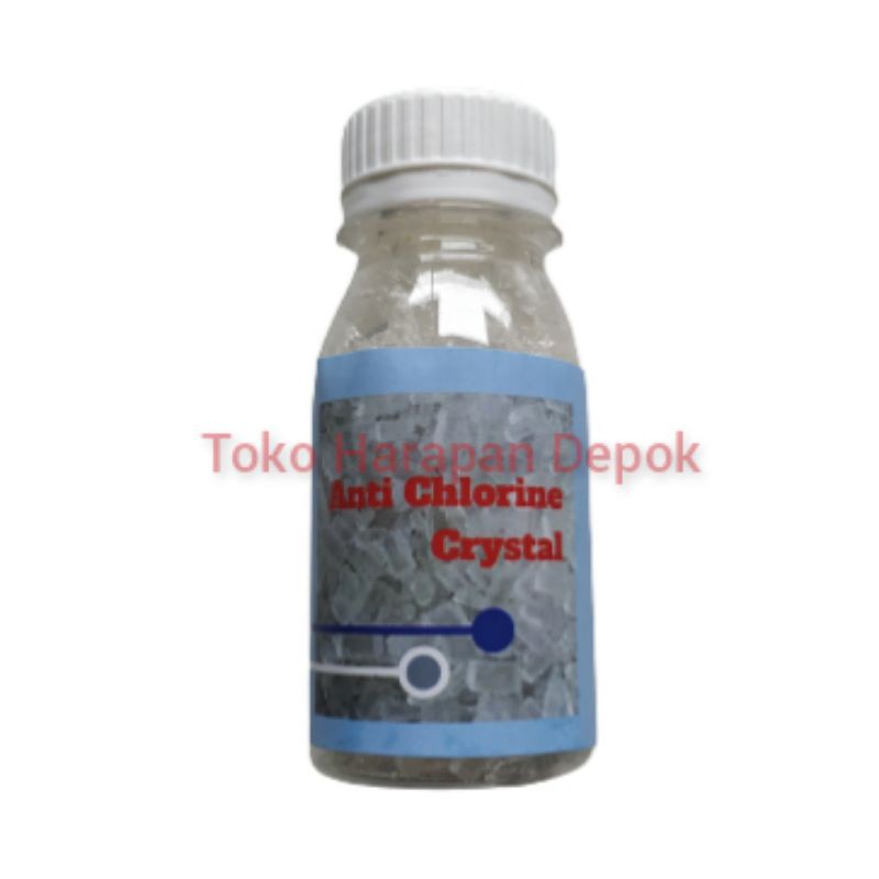 KLORIN penetral air anti chlorine crystal aquarium aquascape obat ikan ...