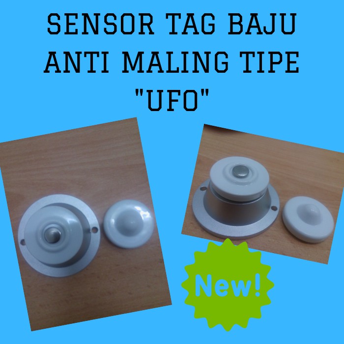 Sensor Tag Sensormatic/Checkpoint Toko Tipe "UFO" Kualitas Terbaik RF ...