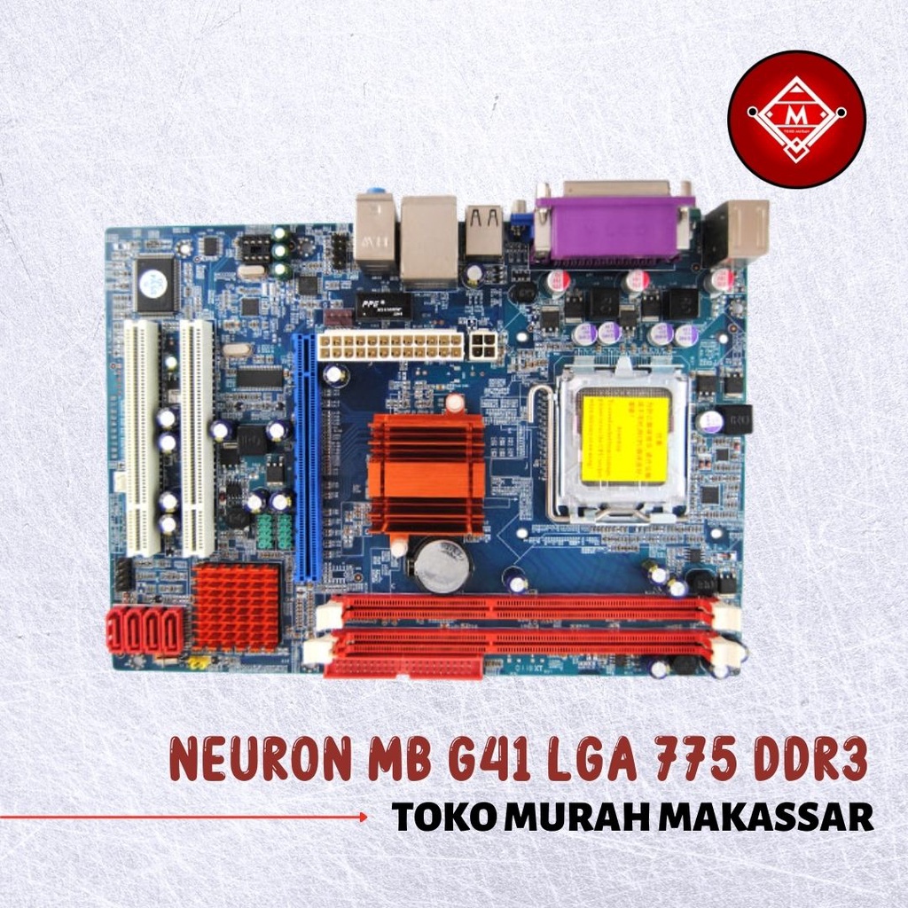 Jual NEURON MB G41 LGA 775 DDR3 / MOTHERBOARD NEURON G41 LGA DDR3 ...
