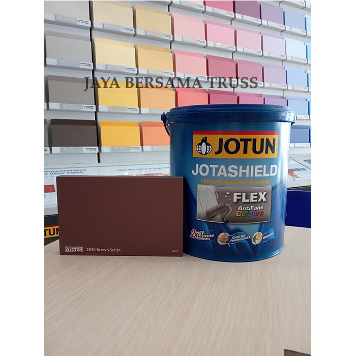 Jual JOTUN Jotashield Flex 2.5Lt-Brown Script/Cat Tembok Eksterior ... Jual JOTUN Jotashield Flex 2.5Lt-Brown Script/Cat Tembok Eksterior ...