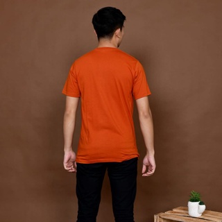 Jual Kaos Polos - Merah Bata | Shopee Indonesia
