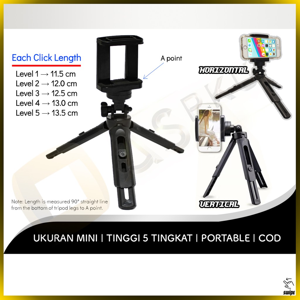 Jual Tripod Support - Original / Tongsis / Selfie / Camera / Rekaman ...