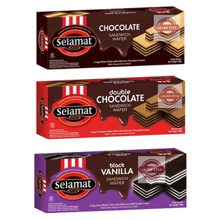 Jual selamat wafer chocolate 145gr / selamat wafer coklat / wafer ...