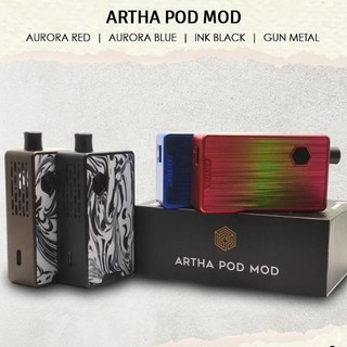 Jual Artha Pod Mod Kit Authentic ADVKEN Aurora Red Ink Black Gun Metal ...