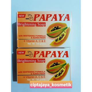 Jual RDL Papaya Brightening Soap /Sabun Pepaya - 135gr ( ASLI ...
