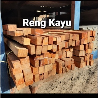 Jual RENG KAYU MERANTI PER IKAT (10 BATANG) / KAYU BALOK 3X4 JAKARTA ...