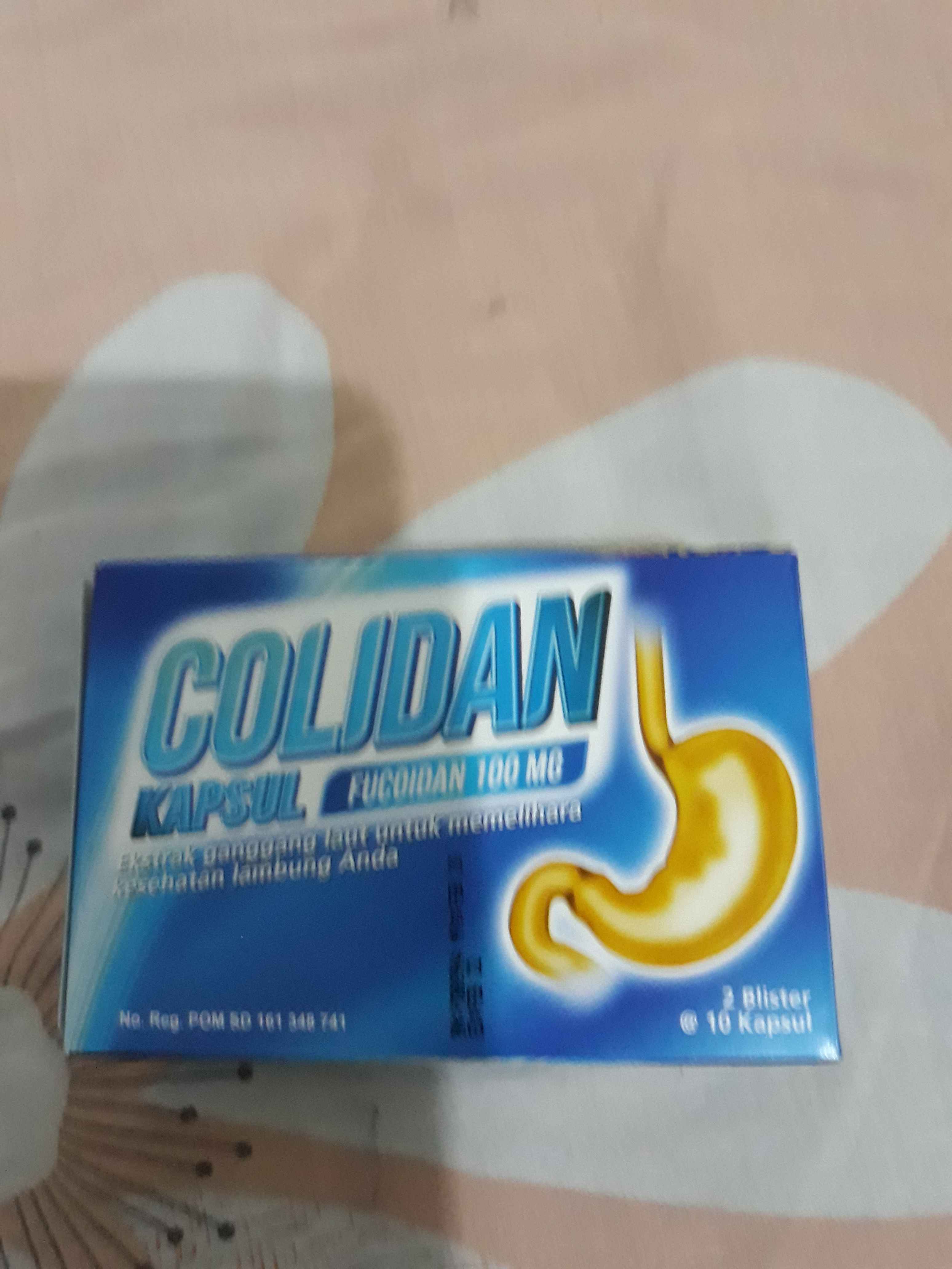 Colidan Fucoidan 100 mg 1 Blister @ 10 Kapsul Bantu Kesehatan Lambung ...
