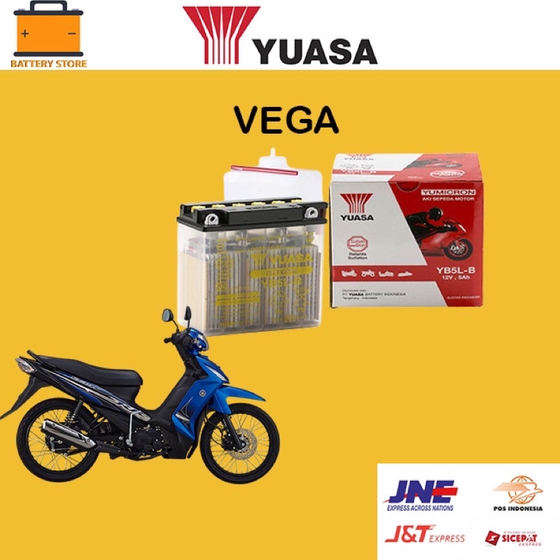 Jual Aki motor Astrea Vega Mio Smash Yuasa YB5LB/ GM5Z | Shopee Indonesia