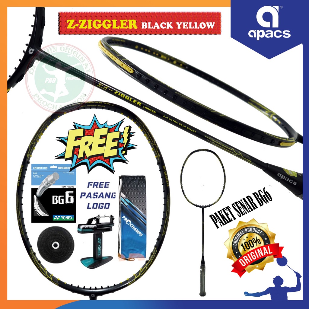 Jual Apacs Z Ziggler Limited / Zigler / Raket Badminton Original ...