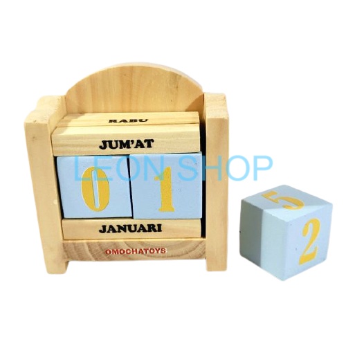 Jual Kalender Abadi Kayu - Mainan Edukasi Kayu Tanggalan Meja | Shopee ...