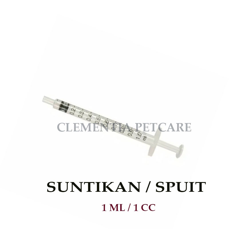 Jual SUNTIKAN spuit SPET HEWAN Disposable Syringe 1cc 1 cc 1ml 1 ml ...