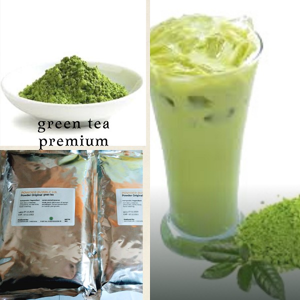 Jual Green Tea Powder Premium Kemasan 1 Kg Unt Kue dan Minuman - Bubuk ...