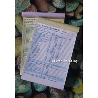 Jual NOTA CUSTOM/NOTA/Nota Sewa Bekakas/Nota sewa pecah belah/Nota Sewa ...