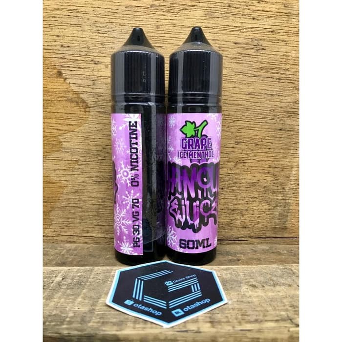 Grape Ice Menthol by Jancuk Ejuice 60ml 0mg liquid non nikotin vape ...