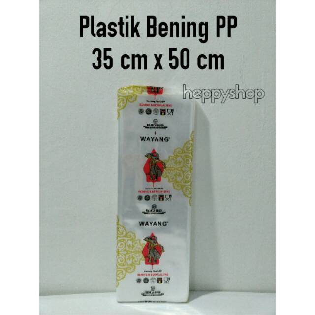 Jual Plastik Bening PP 35 cm x 50 cm | Shopee Indonesia