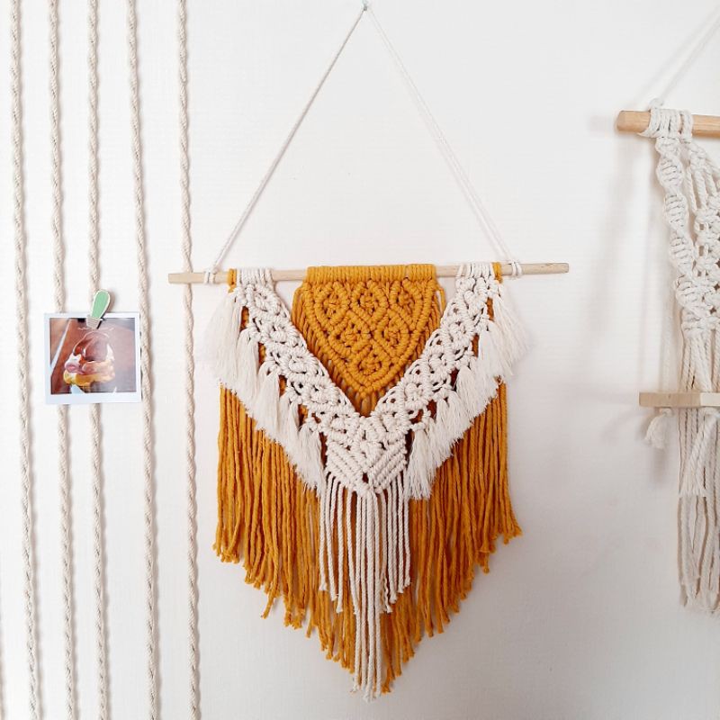 Jual Macrame / Makrame Dekorasi Dinding Rustic | Shopee Indonesia