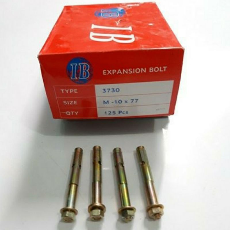Jual Dynabolt M10x77 / Baut Beton 10x77 / Dinabolt M10 type 3730 ...