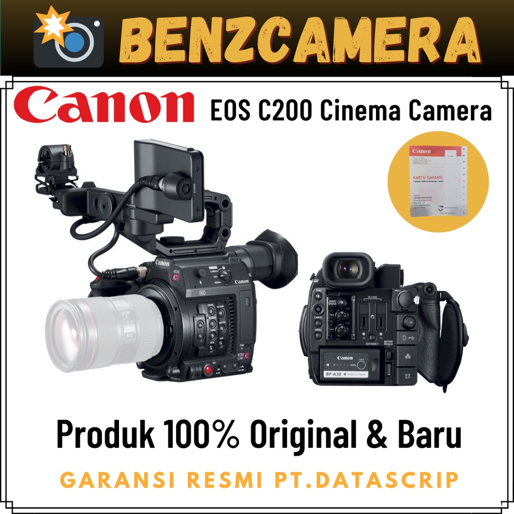 Jual Canon EOS C200 Cinema Camera EF-Mount | Shopee Indonesia