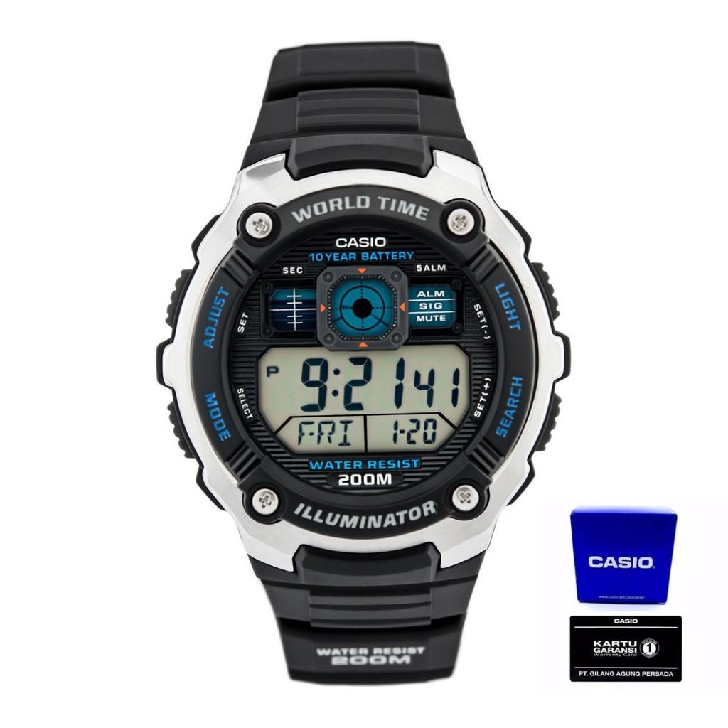 Jual Casio Pria AE-2000W-1AVDF Jam Tangan Pria Casio Original Digital ...