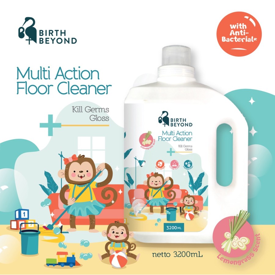 Jual BIRTH BEYOND MULTI ACTION FLOOR CLEANER 3200ML JERIGEN | Shopee ...