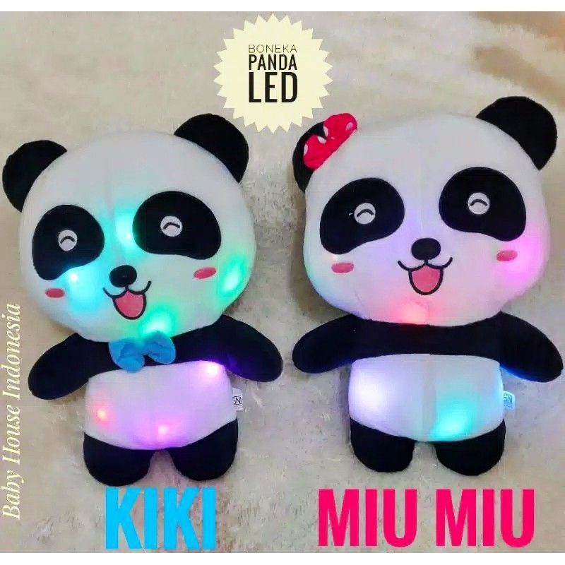 Jual Boneka panda baby bus kiki miu miu LED | Shopee Indonesia