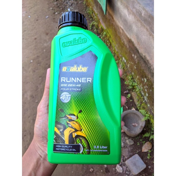 Jual oli mesin evalube runner 4T 800ml original | Shopee Indonesia