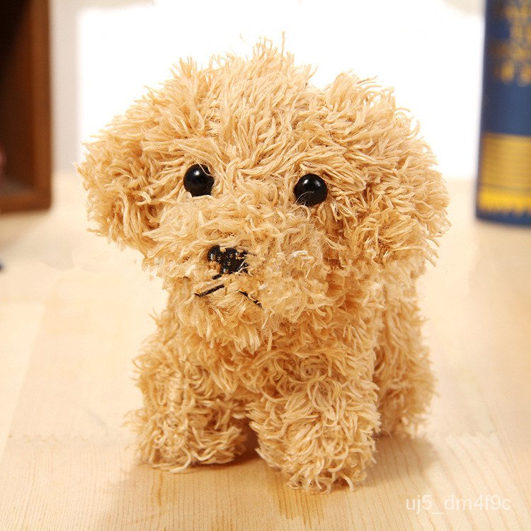 Jual 10CM Kawaii Puppy Teddy Plush Toys Soft Stuffed Animal Simulation ...