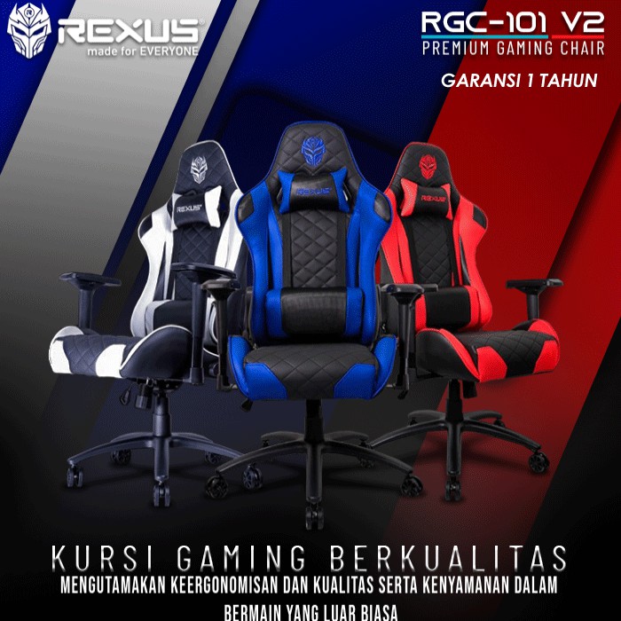 Jual KURSI GAMING CHAIR KURSI GAMER BANGKU GAMING YOUTUBER BANGKU GAMER ...