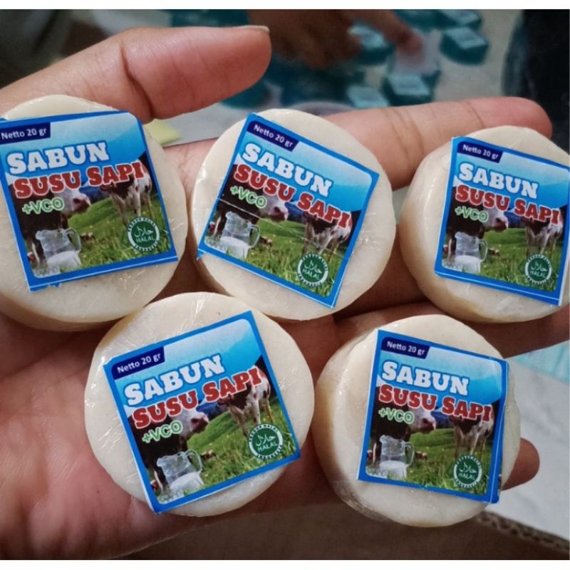 Jual sabun susu sapi + vco dan oo 20 gram | Shopee Indonesia