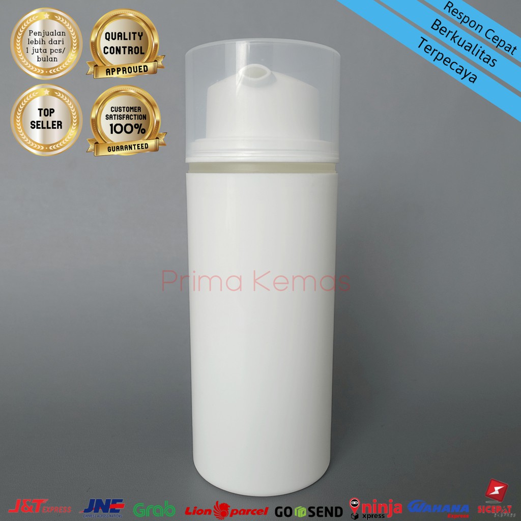 Jual Botol Airless Pump 100 ml - botol serum - botol lotion - Airless ...