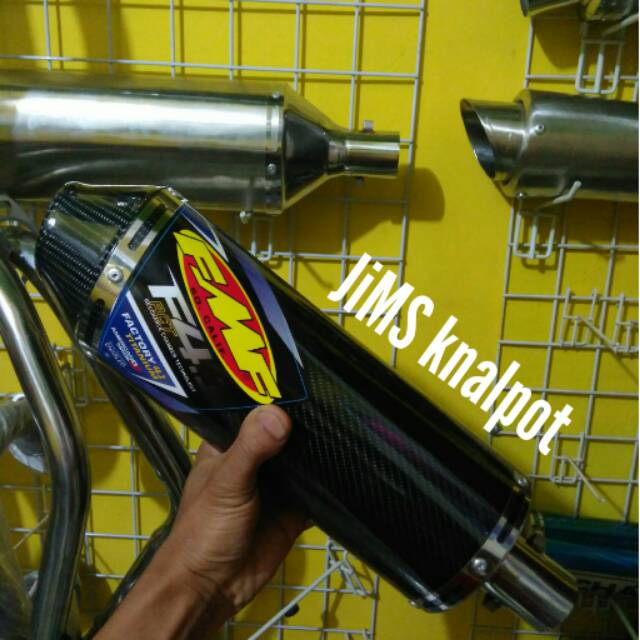 Jual Knalpot FMF Carbon Slencer only KLX Dtracker CRF WR 155 Viar cross ...
