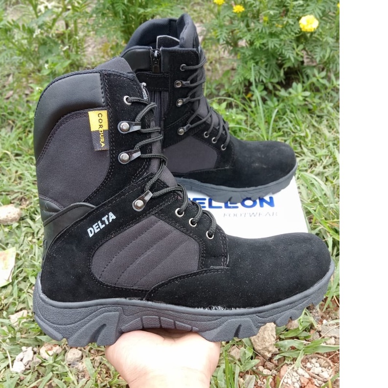 Jual sepatu safety boats PDL taktikal kerjalapangan security 8 inci ...