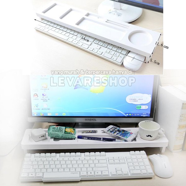 Jual Keyboard Storage / Rak Mini Keyboard (White) Indonesia|Shopee ...