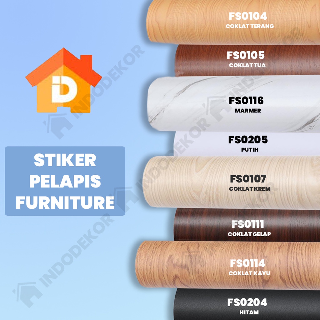 Jual Pelapis Furniture - Interior PVC film - Tacon - Decosheet sticker ...